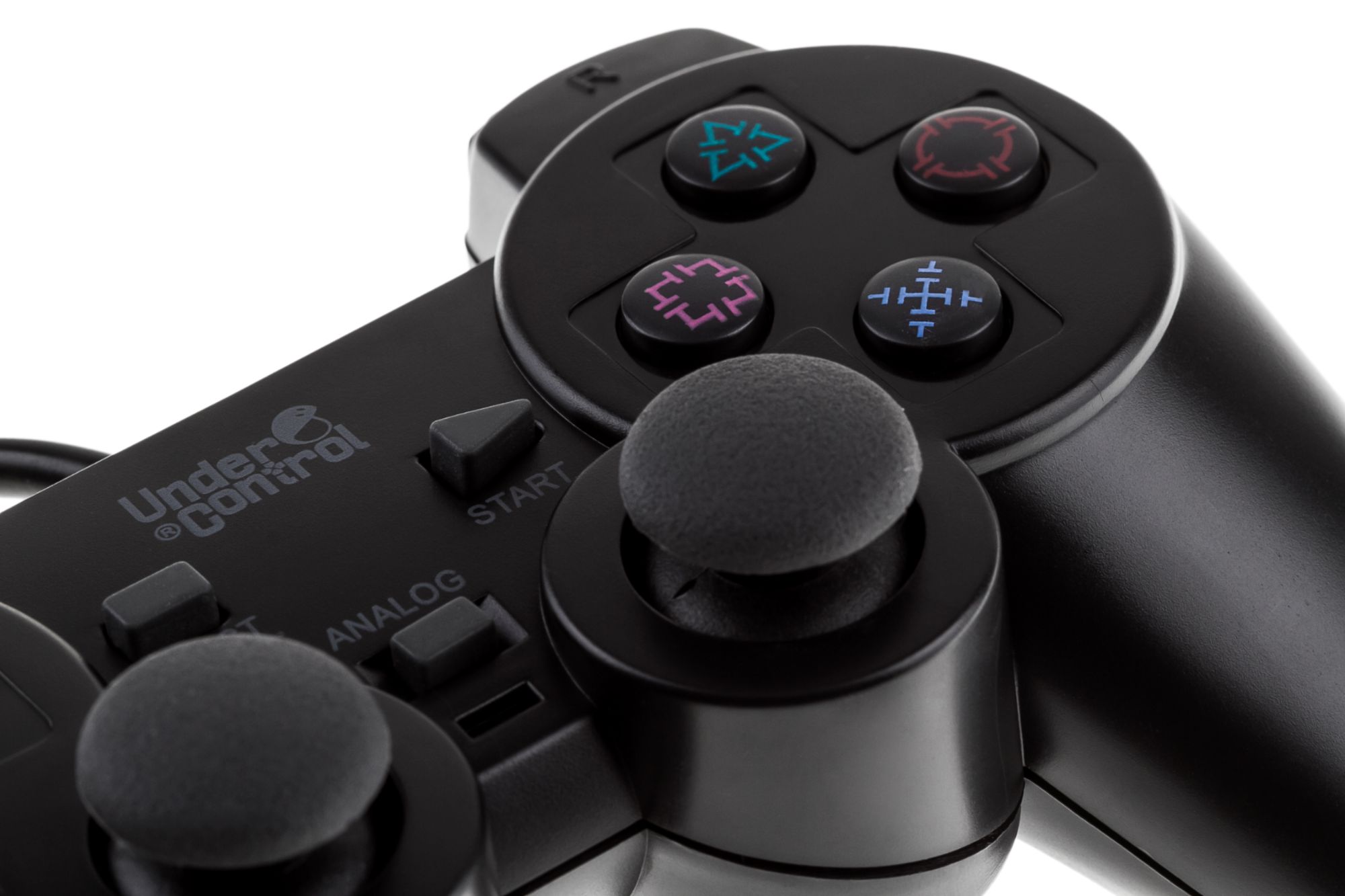 Manette Shock Controller Noir Pour Playstation 2 (Ps2) | Rakuten