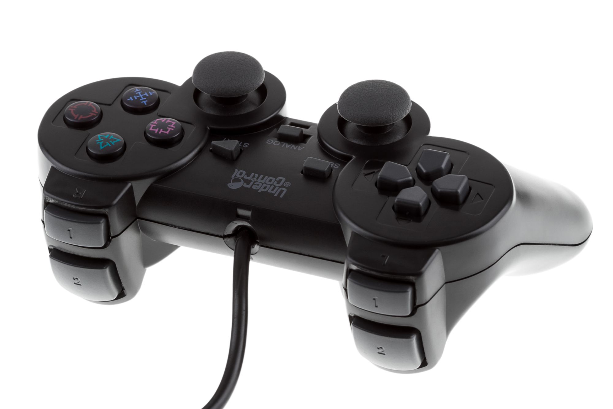 Manette Shock Controller Noir Pour Playstation 2 (Ps2) | Rakuten