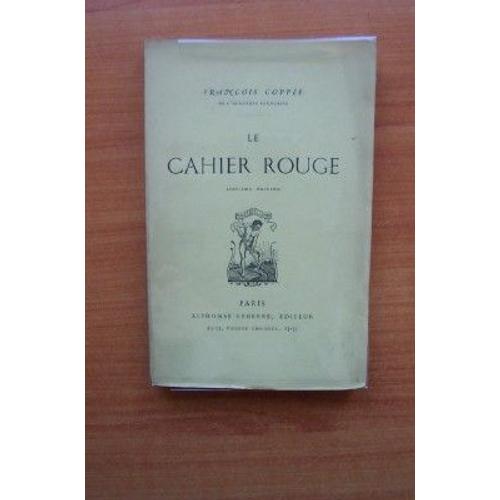 LE CAHIER ROUGE - Livre ancien | Rakuten