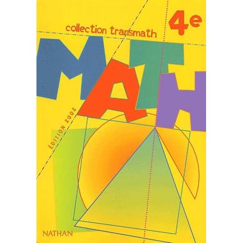 Math 4ème - Programme 1998, Edition 2002 | Rakuten