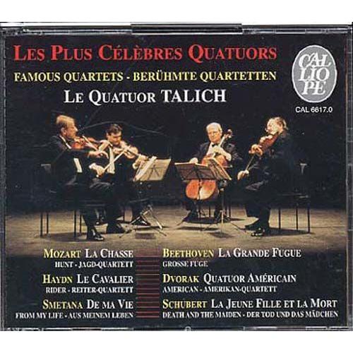 Celebres Quatuors a cordes de Mozart, Haydn, Smetana, Beethoven, Dvorak ...