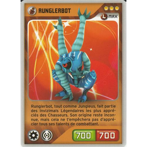 Carte panini invizimals defis caches runglerbot n° 298 | Rakuten