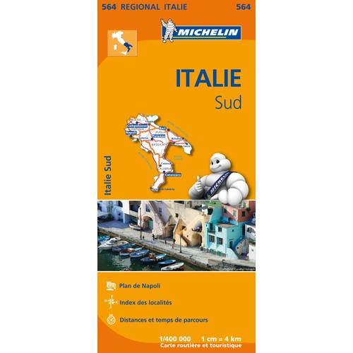 Carte routière Michelin Italie du Sud 564 | Rakuten