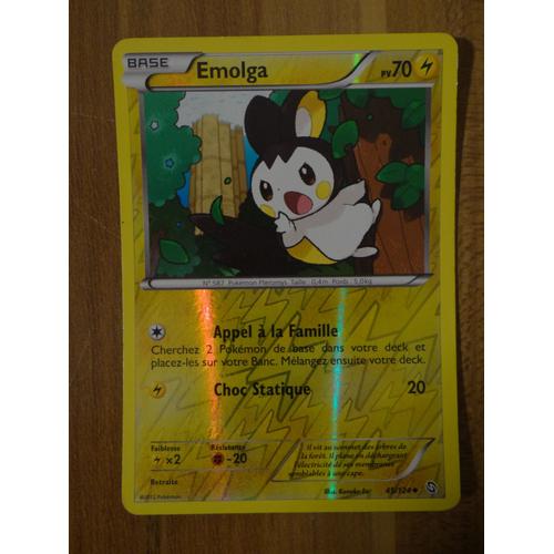 Pokémon - 45-R/128 - Emolga - Reverse | Rakuten